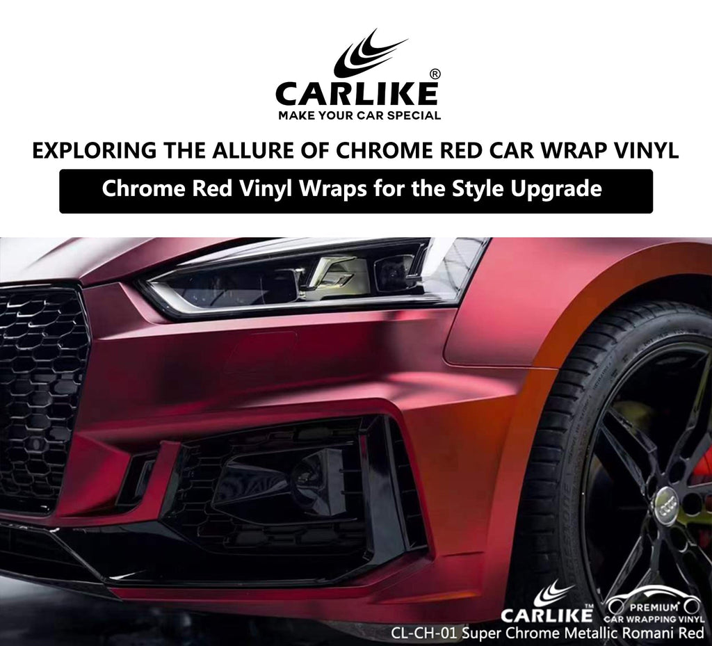 Car Enthusiasts Rejoice: Chrome Red Vinyl Wraps for the Ultimate Style