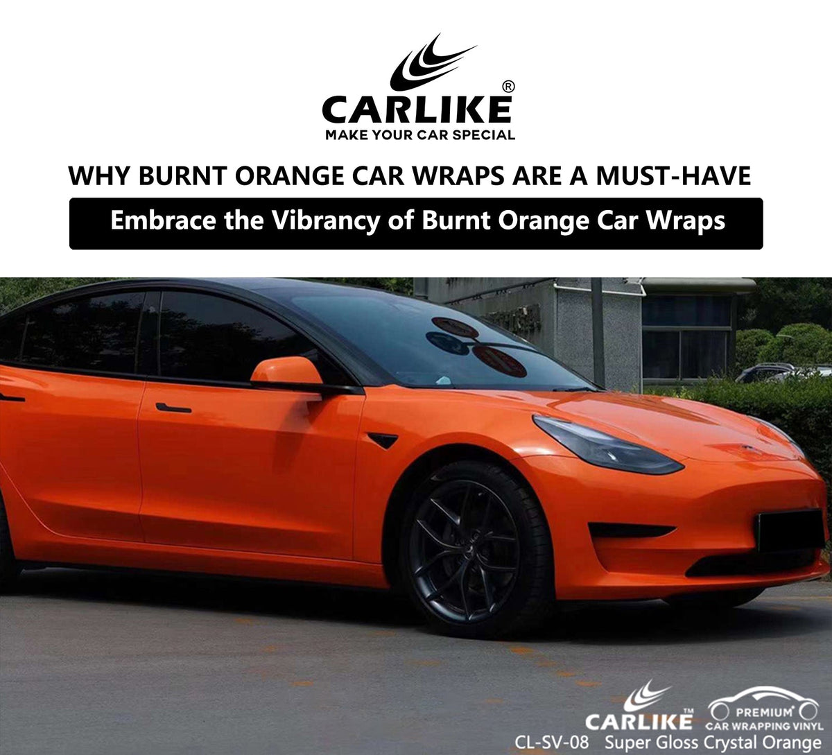 Turn Heads on the Road: Why Burnt Orange Car Wraps Are a Must-Have