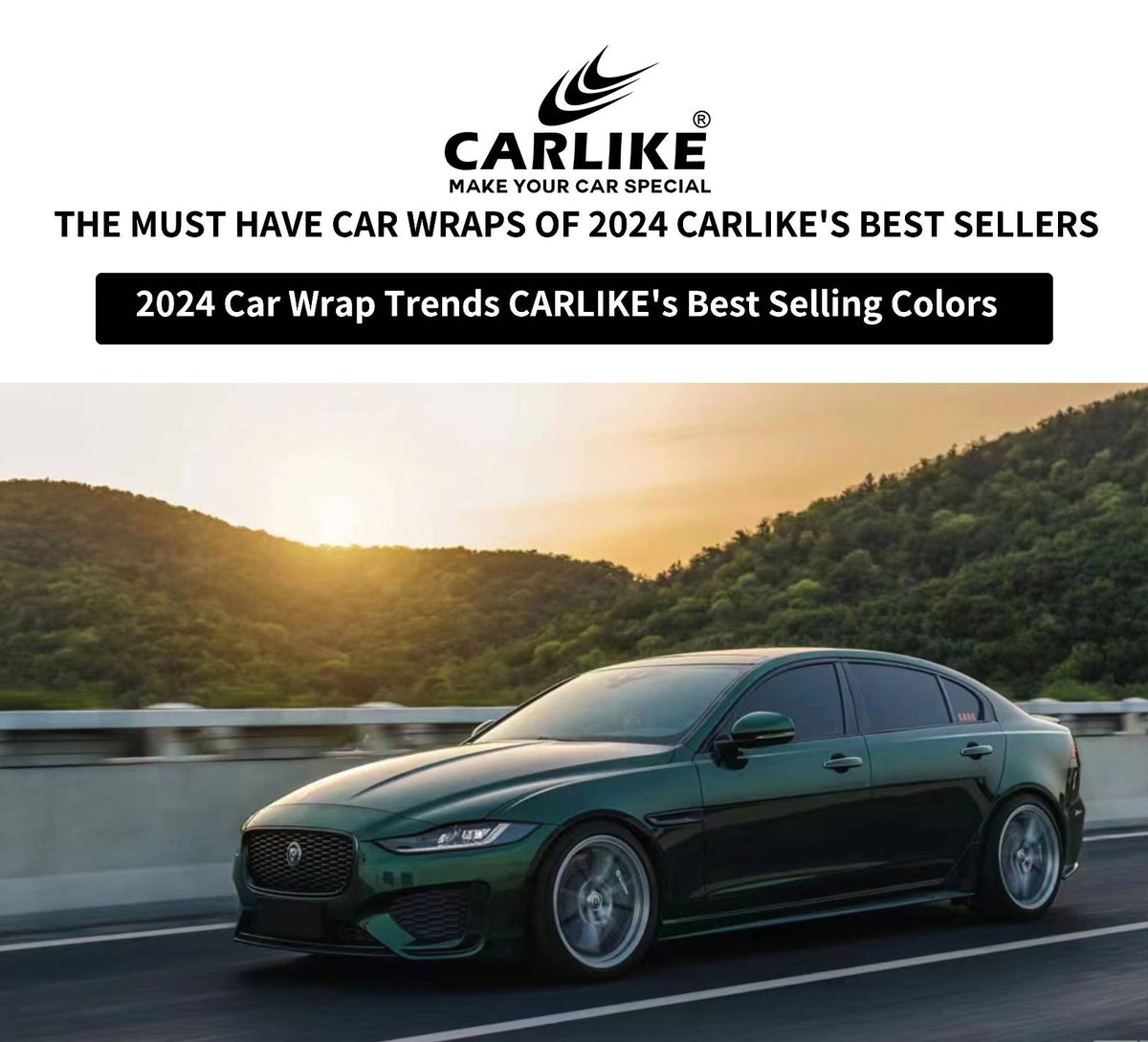 2024 Car Wrap Trends CARLIKE's Best Selling Colors – CARLIKE WRAP