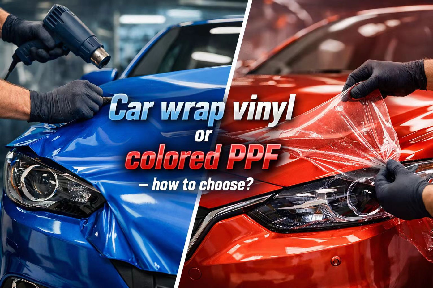 Car wrap vinyl or colored PPF – how to choose?