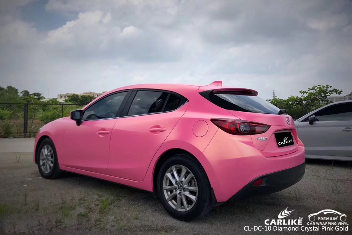 CARLIKE CL-DC-10 DIAMOND CRYSTAL PINK GOLD VINYL For Mazda – CARLIKE WRAP