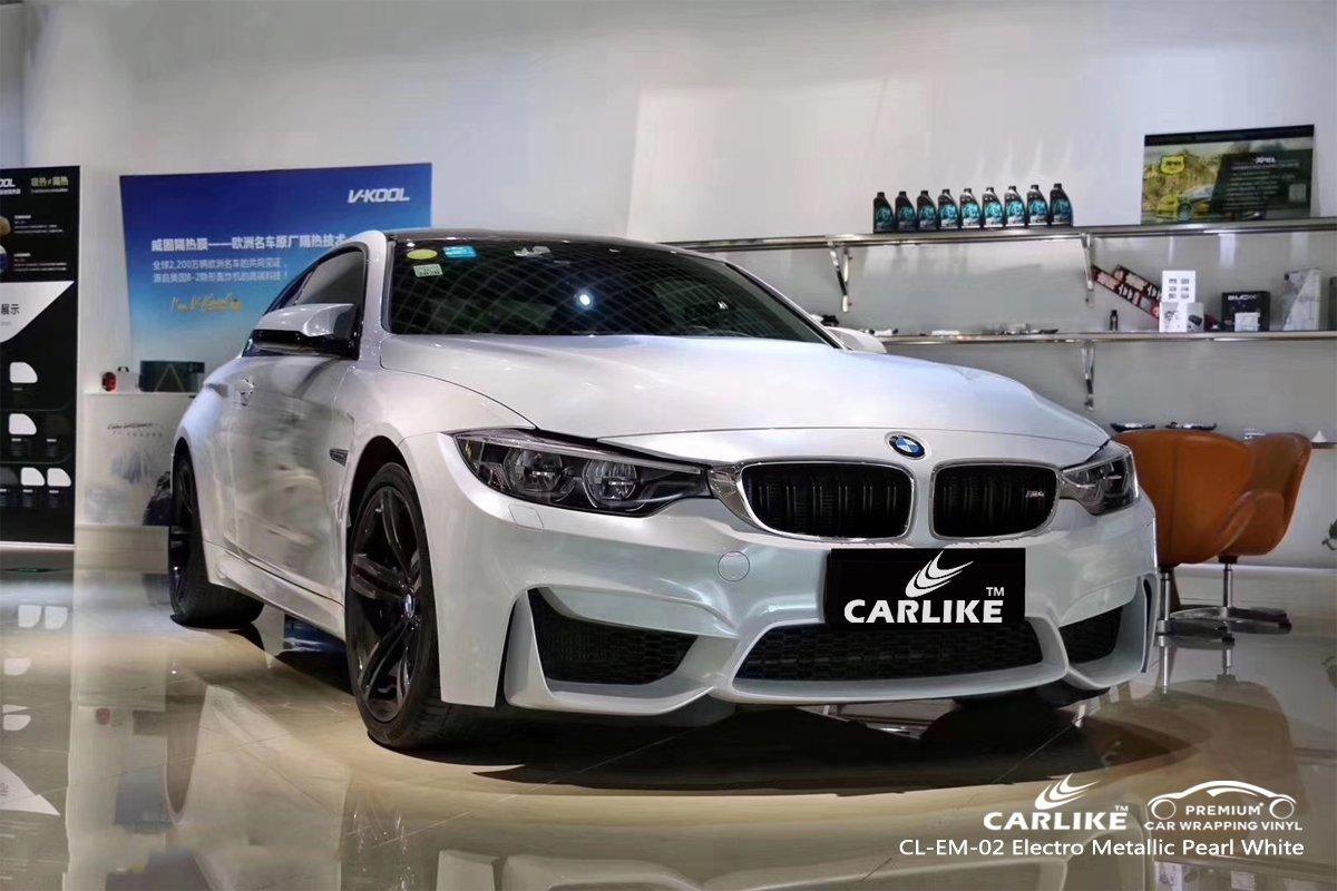 CARLIKE envoltura de electro vinilo mate blanco perla bmw Davao ...