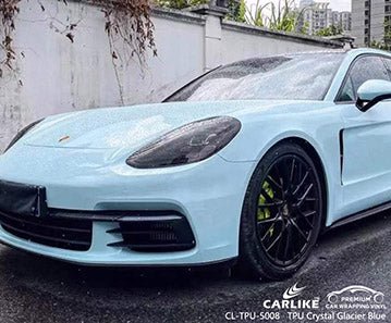 Tpu gloss crystal bentley glacier blue vinyl car wrap – CARLIKE WRAP