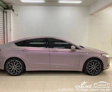 Tpu gloss magic volcanic grey red vinyl manufacture – CARLIKE WRAP