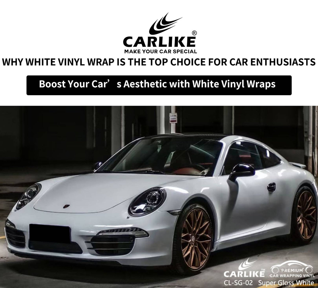 Choosing the Best White Vinyl Car Wrap for Your Vehicle