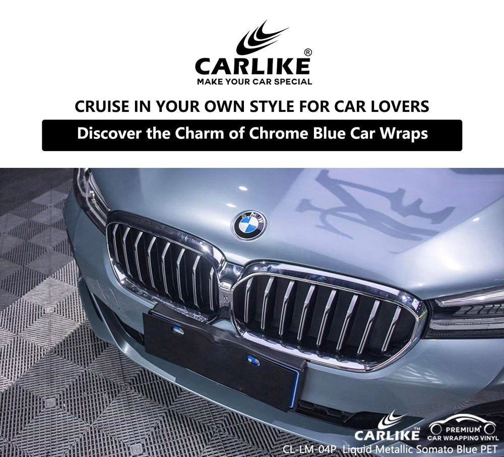 Cruise in Style: Discover the Charm of Chrome Blue Car Wraps