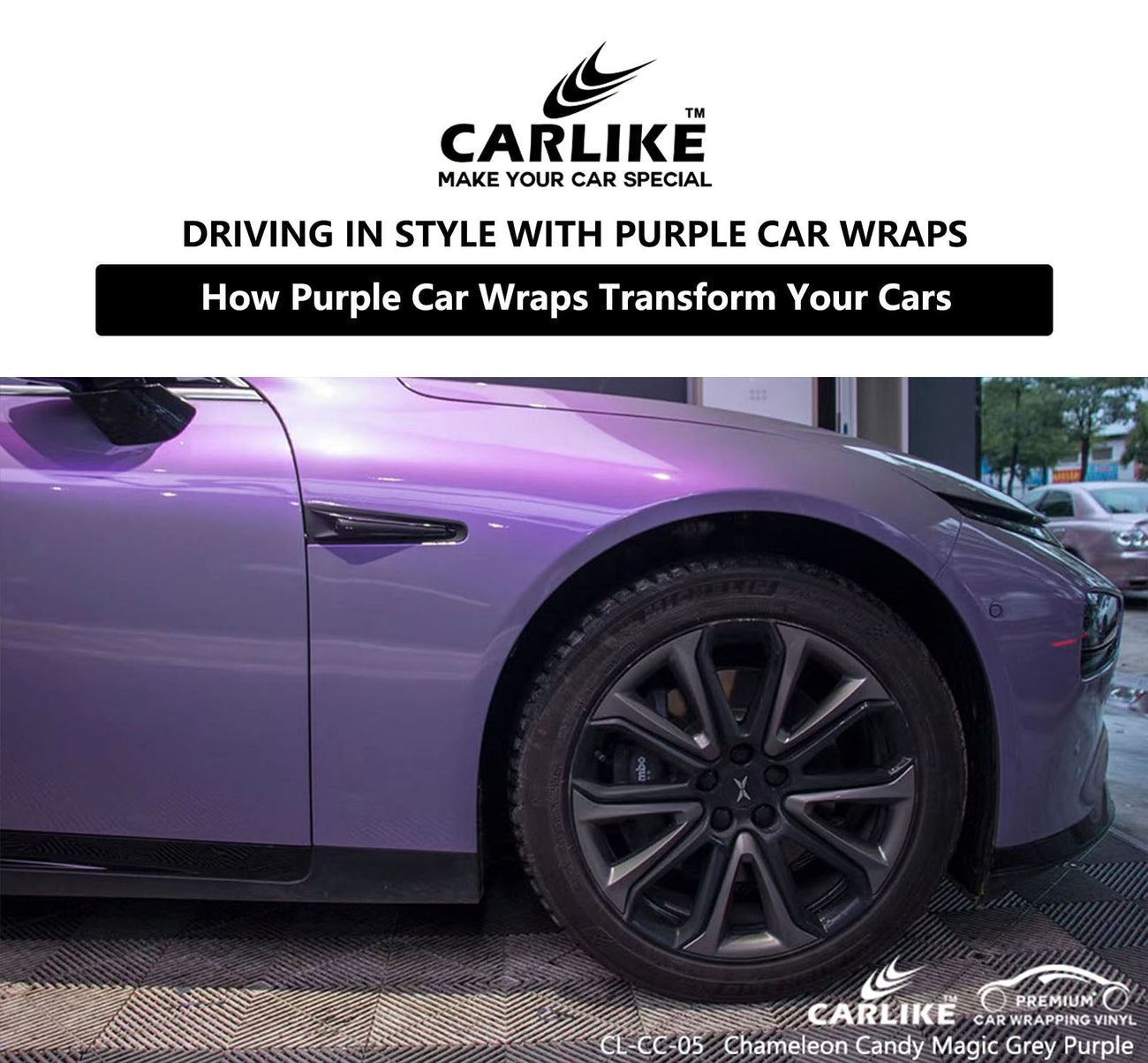 Driving in Style: How Purple Car Wraps Transform Your Cars