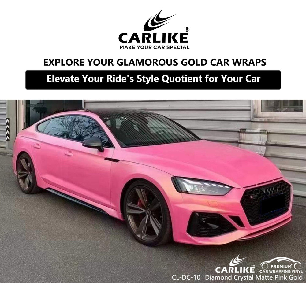 Glamorous Gold Car Wraps: Elevate Your Ride's Style Quotient