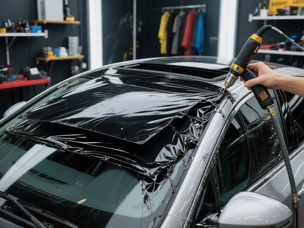 How to Wrap a Car Roof Using Sunroof Film