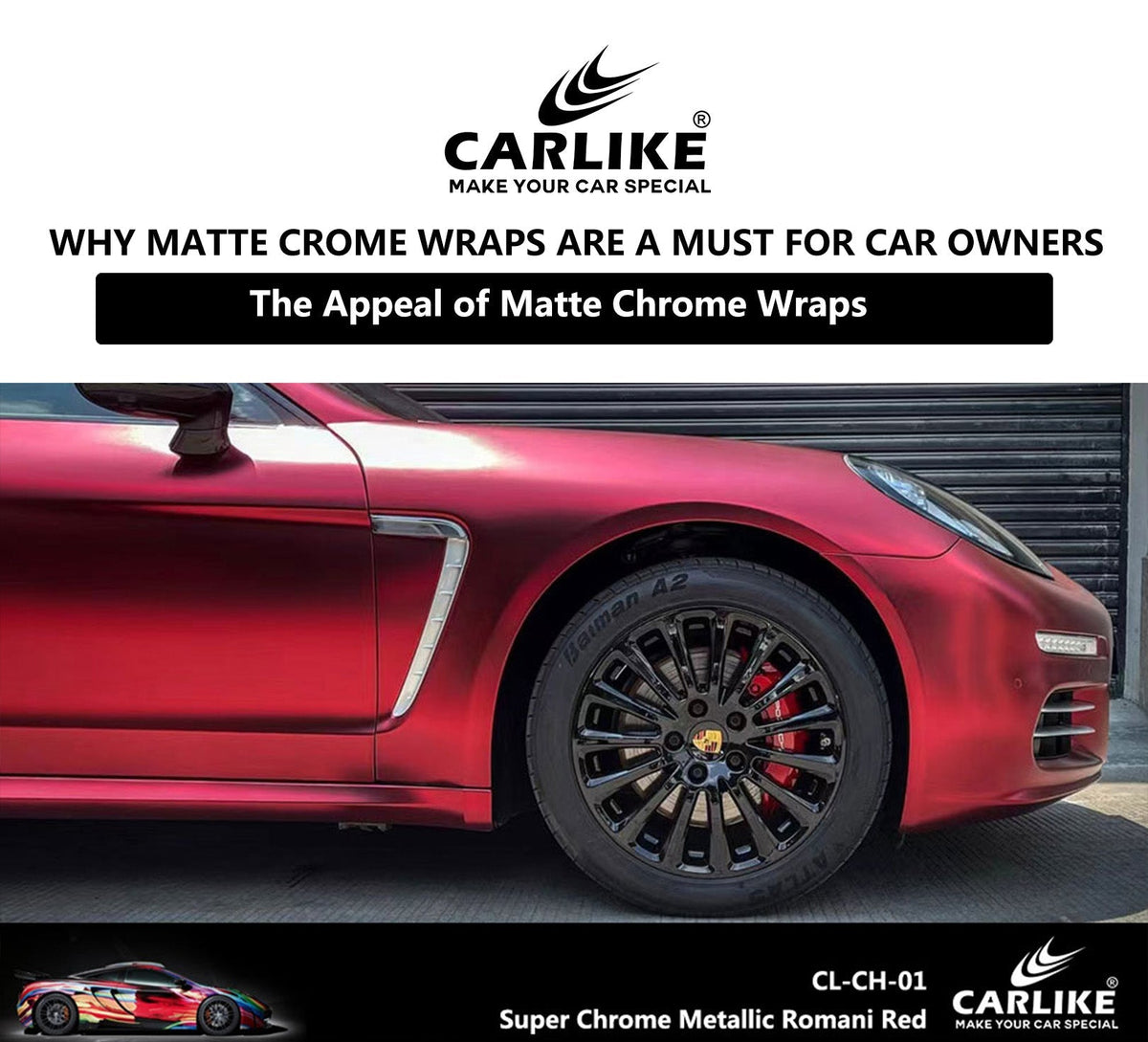 Sleek and Stylish: Why Matte Chrome Wraps Are avMust for Car Owners