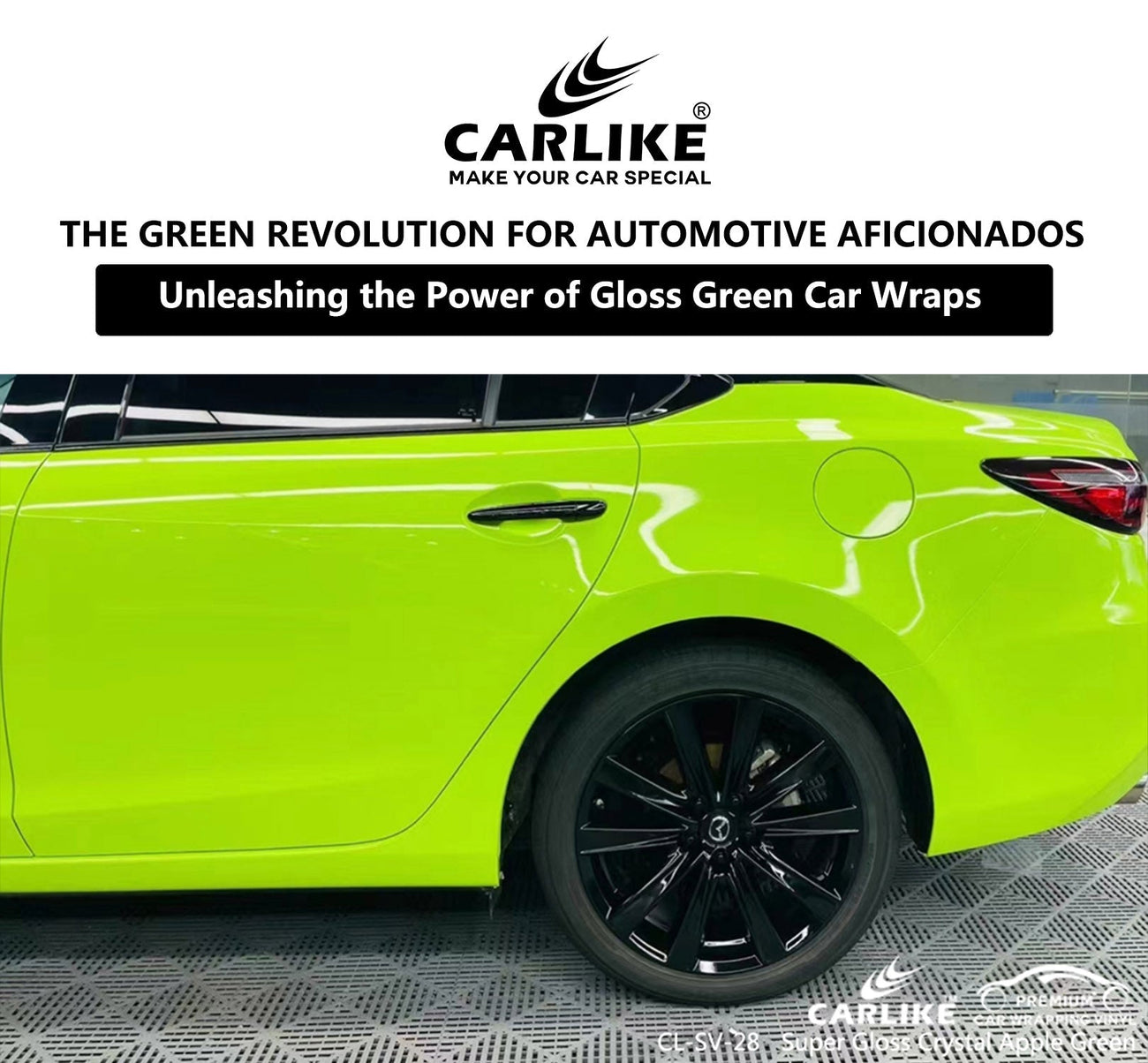 The Green Revolution: Unleashing the Power of Gloss Green Car Wraps