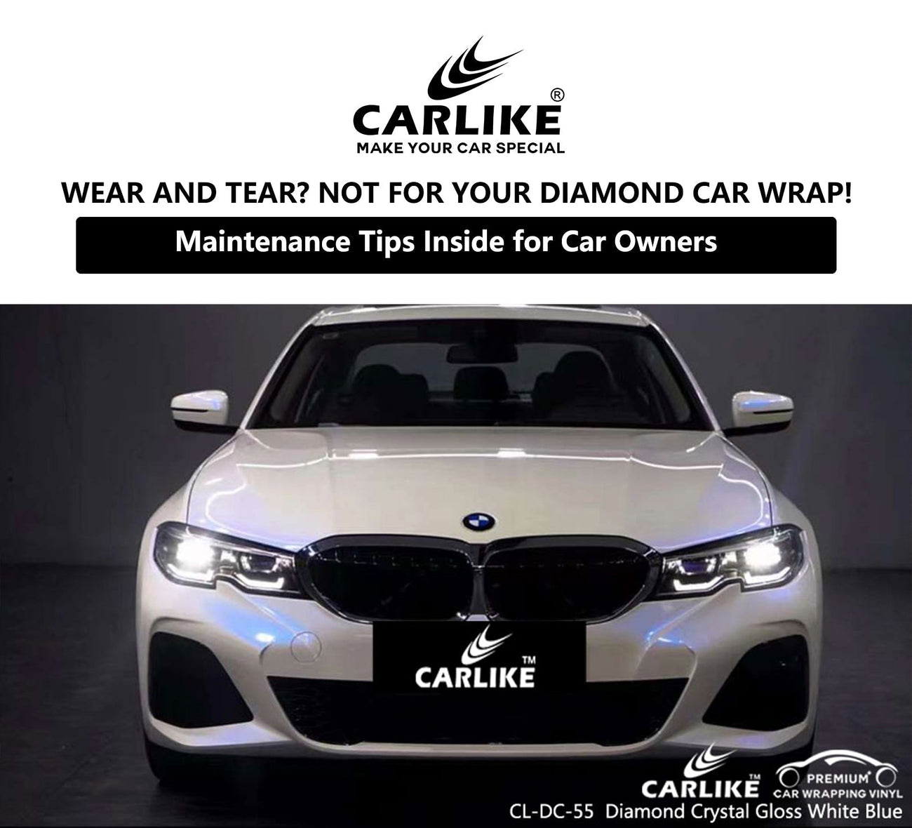 Wear and Tear? Not for Your Diamond Car Wrap! Maintenance Tips Inside