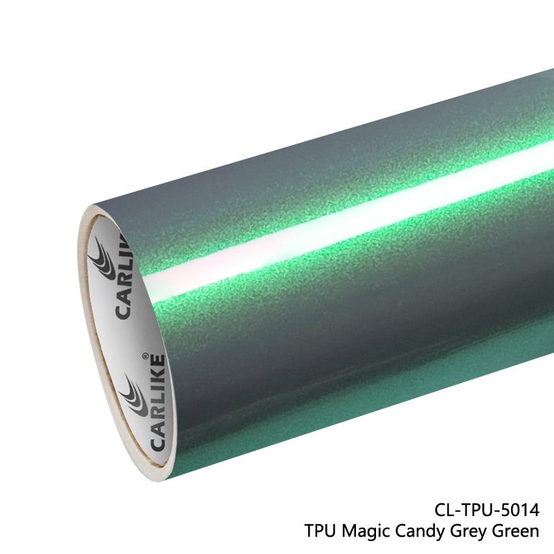 TPU Magic Candy Grey Green Vinyl Factory Supplier – CARLIKE WRAP