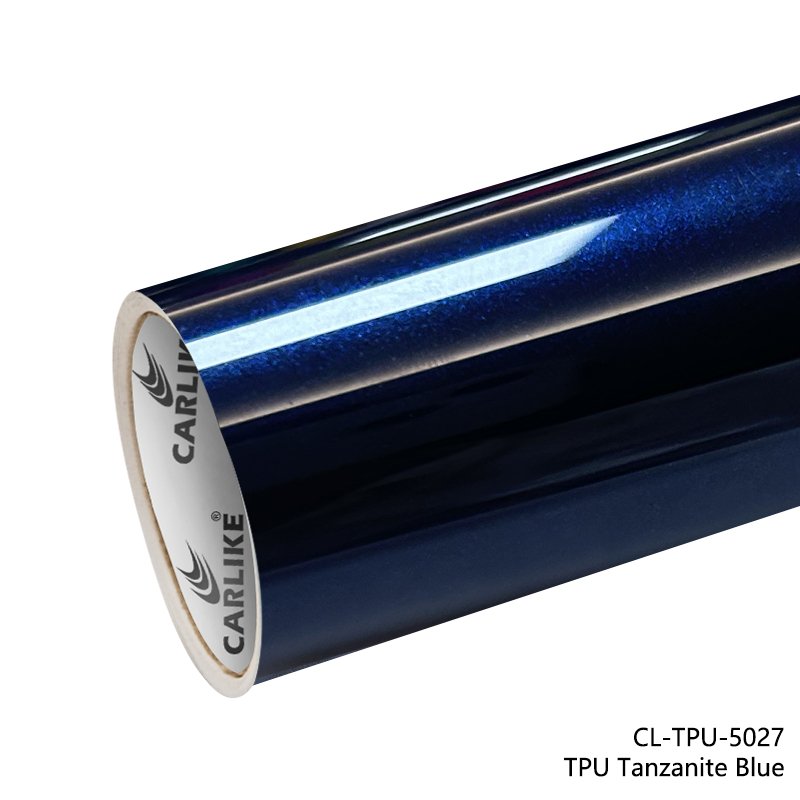 TPU Tanzanite Blue Vinyl Heat Repair Color PPF Supplier – CARLIKE WRAP