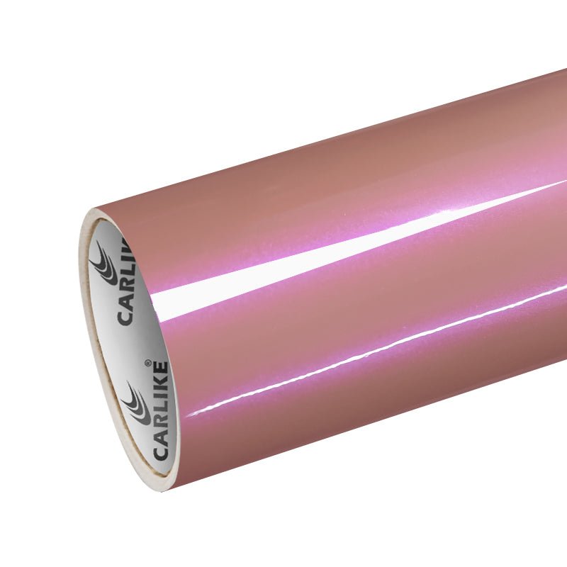 Precio de fábrica de envolturas de vinilo púrpura rosa caramelo camaleón
