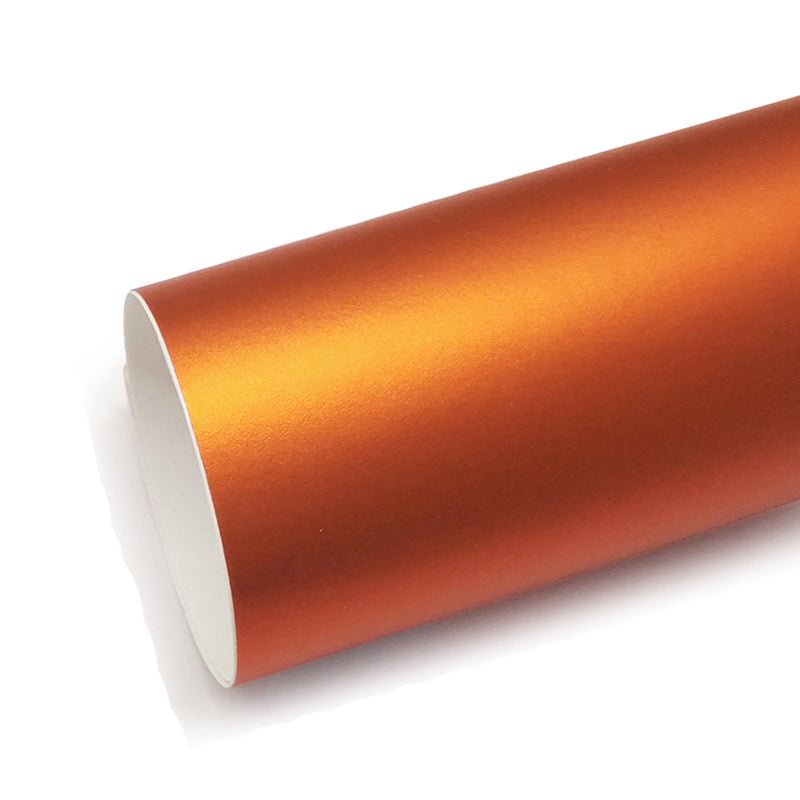 Chrome Matte Orange Vinyl