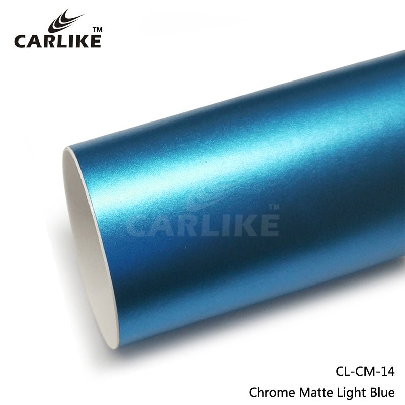 Chrome Matte Light Blue Vinyl – CARLIKE WRAP