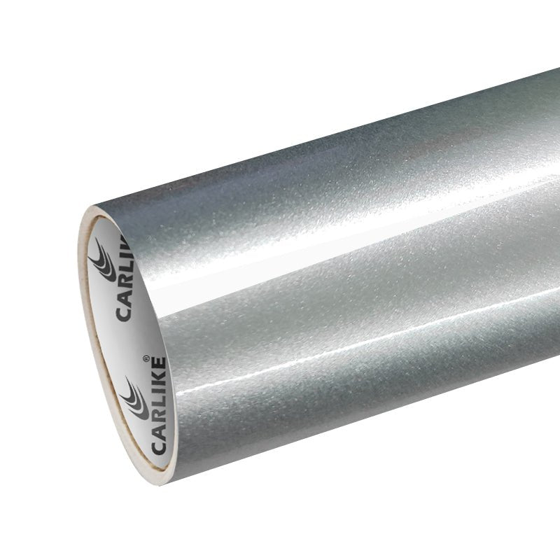 Electro Metallic Gloss Silver Vinyl Wrapping