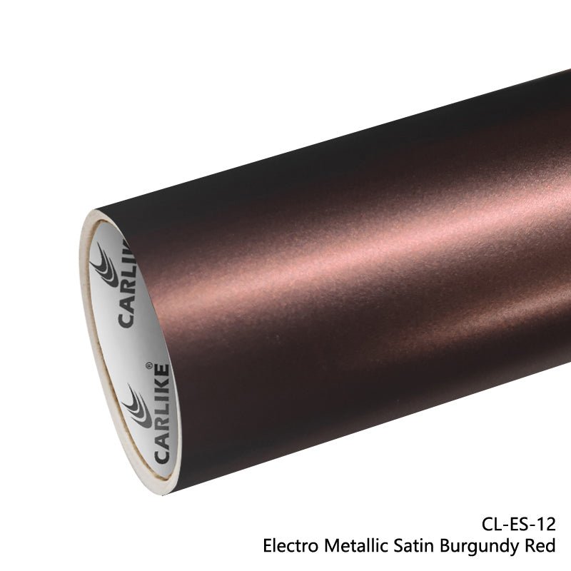 Electro Metallic Satin Burgundy Red Vinyl for Car Wrapping – CARLIKE WRAP