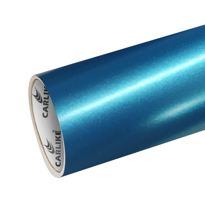 Electro Metallic Satin Ocean Blue Vinyl Wrapping Auto