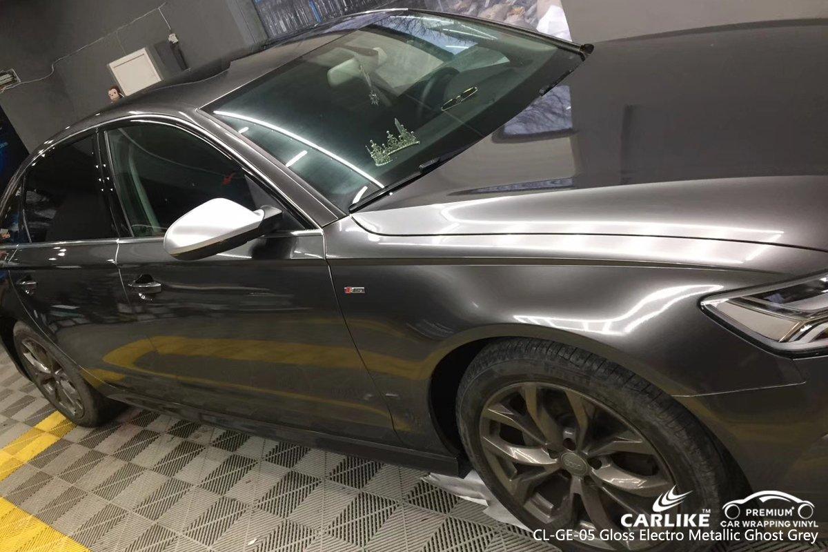 Electro Metallic Gloss Ghost Grey Vinyl For Car – CARLIKE WRAP