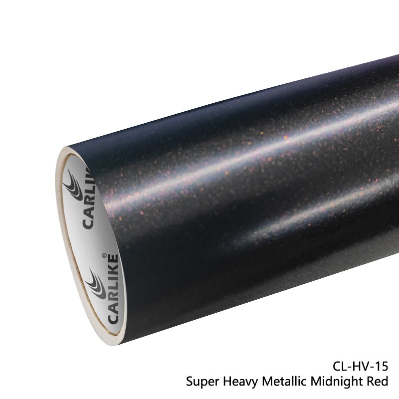 Super Heavy Metallic Midnight Red Vinyl Wrapping – CARLIKE WRAP