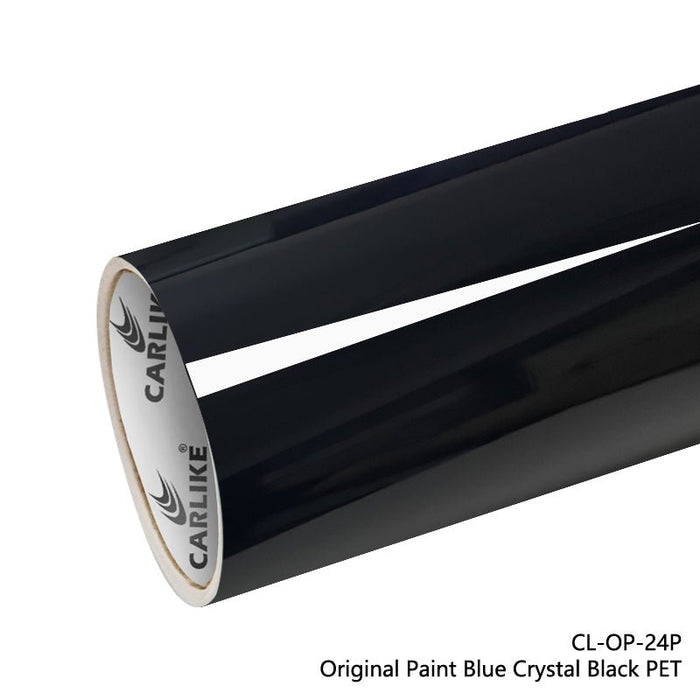 Original Paint Blue Crystal Black PET Vinyl PET Liner Vehicle Wrap