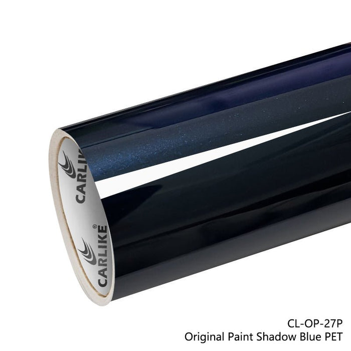 Original Paint Shadow Blue Vinyl PET Liner Vehicle Wrapping Film