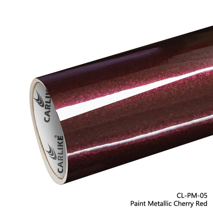 Paint Metallic Cherry Red Auto Wrap Vinyl