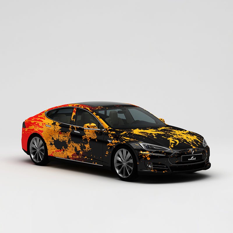 Orange Vinyl Wrap – CARLIKE WRAP