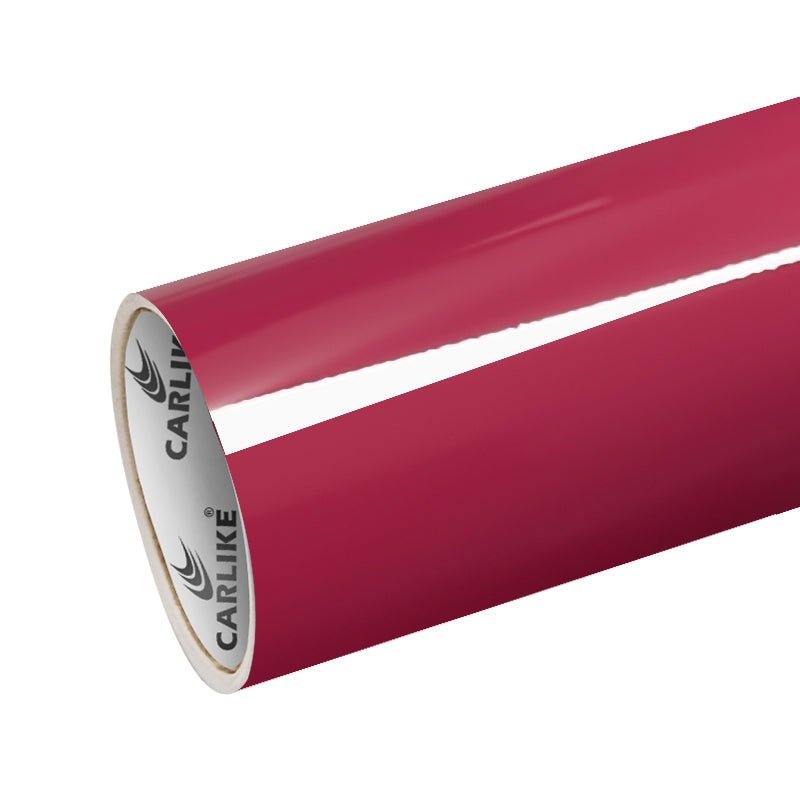 Super Gloss Crystal Beetroot Red Vinyl PET Liner Vinyl Manufacture