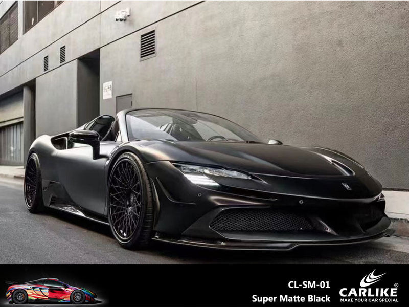 Super Matte Black Vinyl Rolls for Auto Wrapping