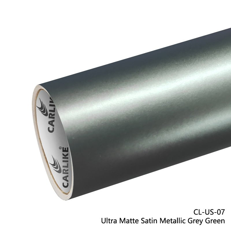 Ultra Matte Satin Metallic Grey Green Vinyl for Car Wrapping – CARLIKE WRAP