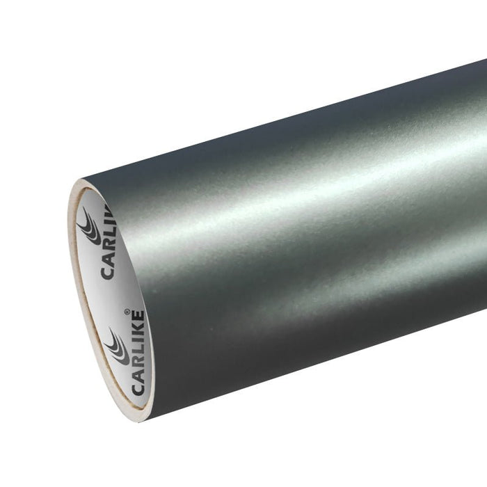 Ultra Matte Satin Metallic Grey Green Vinyl for Car Wrapping